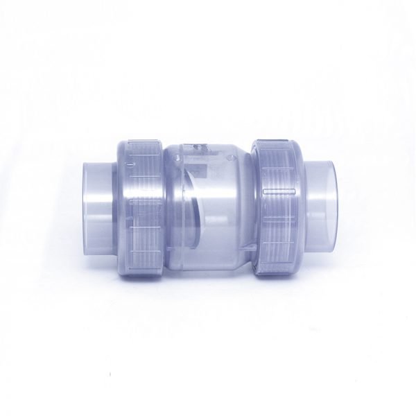 Cheque PVC SCH 40 Transparente – Tuvalrep